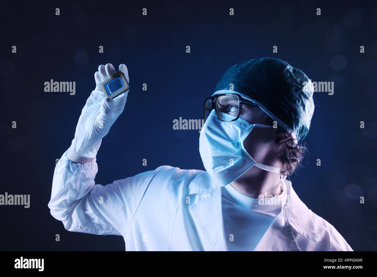 Clean suit electronics hi-res stock photography and images - Alamy