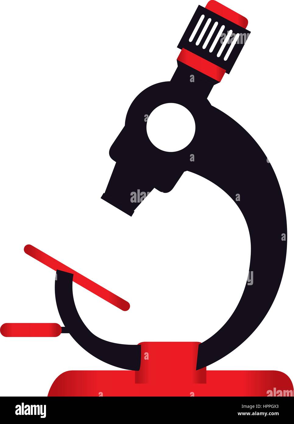 microscope device isolated icon Stock Vector Image & Art - Alamy