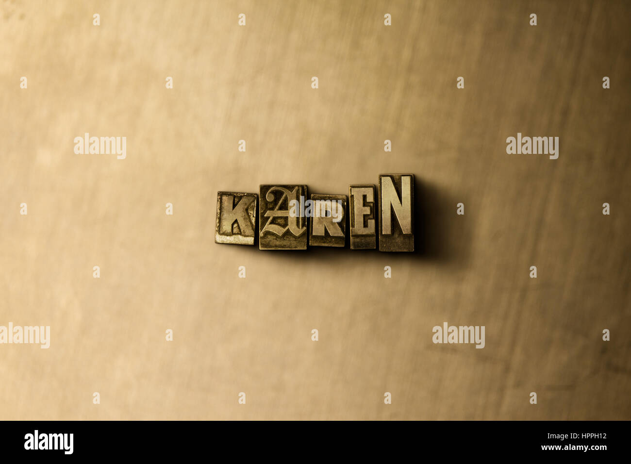 Karen typography hi-res stock photography and images - Alamy
