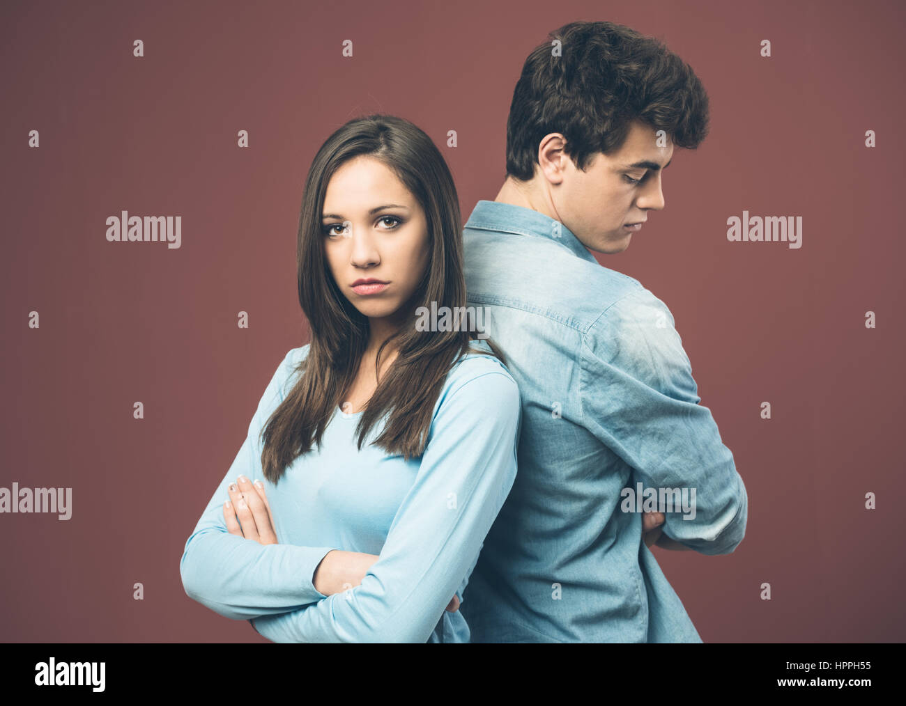Teens arguing hi-res stock photography and images - Alamy