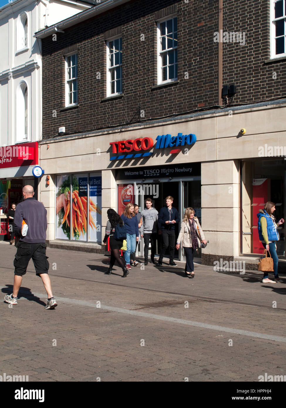 Tesco Metro supermarket store, company founded by Jack Cohen in 1919 ...