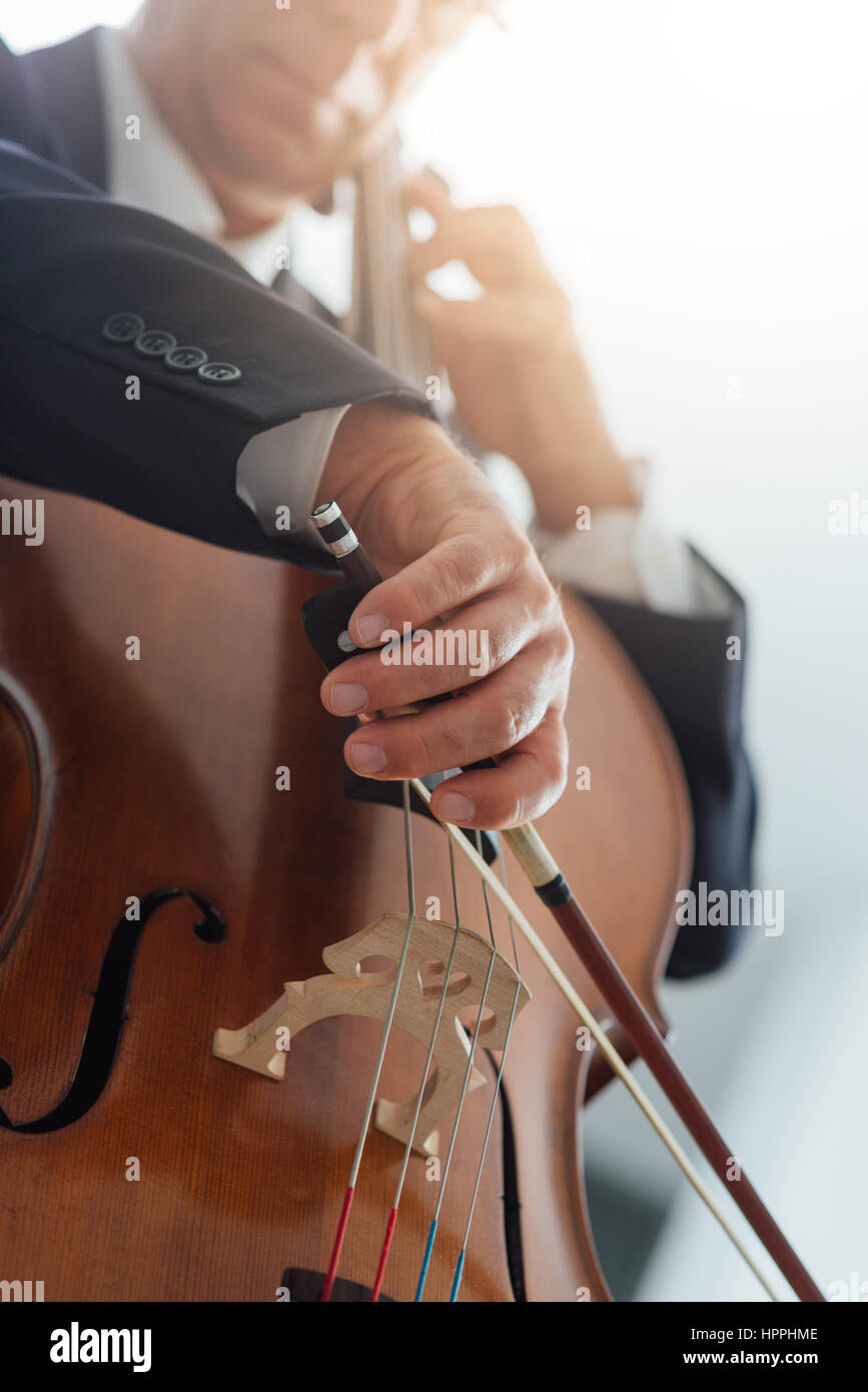 Talent cellist hi-res stock photography and images - Alamy