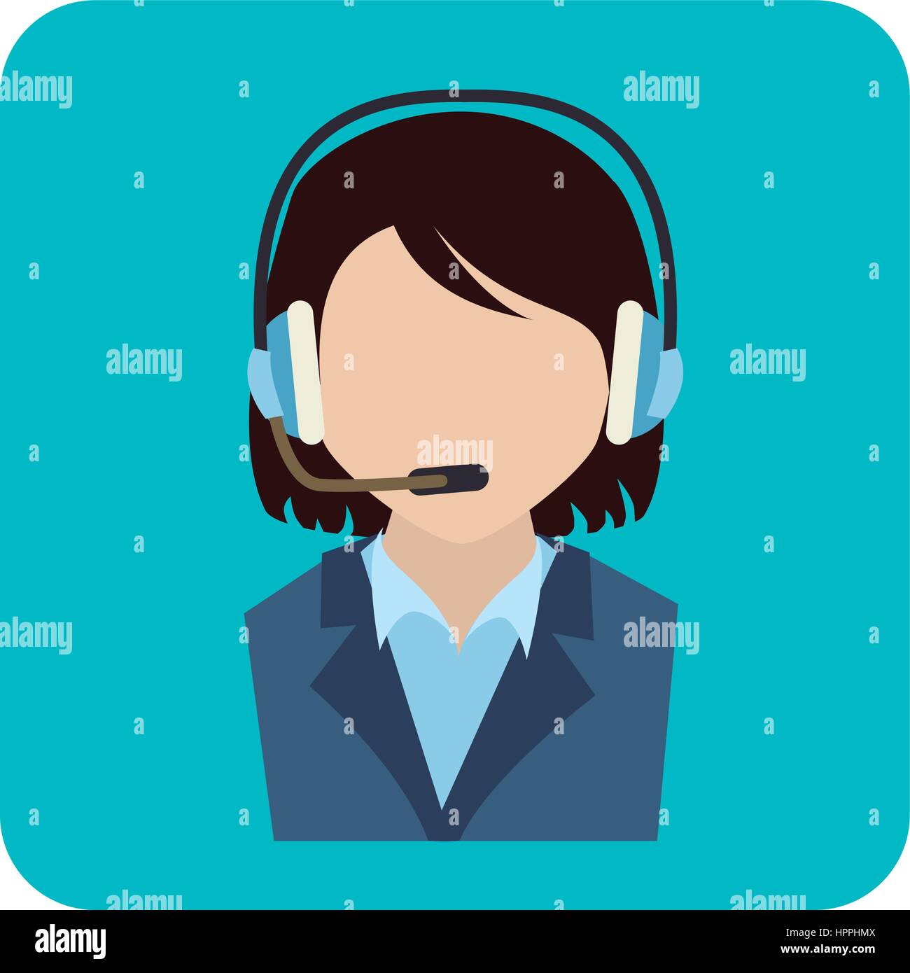 Call center agent icon hi-res stock photography and images - Alamy