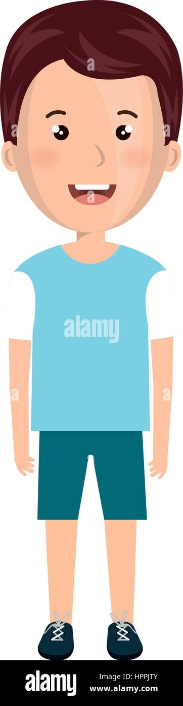 cartoon boy with casual clothes Stock Vector Image & Art - Alamy
