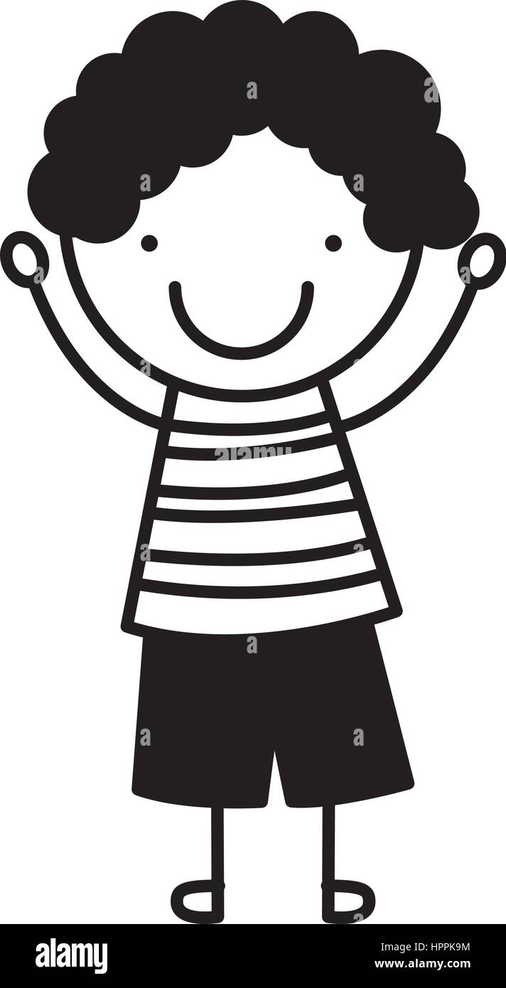 little boy drawing isolated icon Stock Vector Image & Art - Alamy
