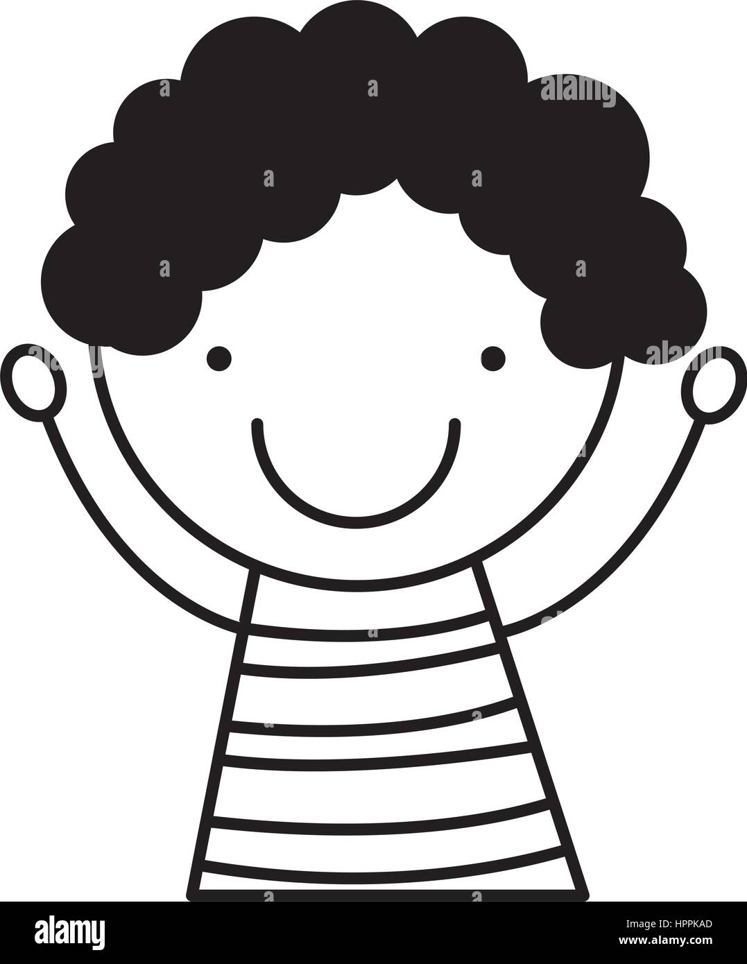little boy drawing isolated icon Stock Vector Image & Art - Alamy