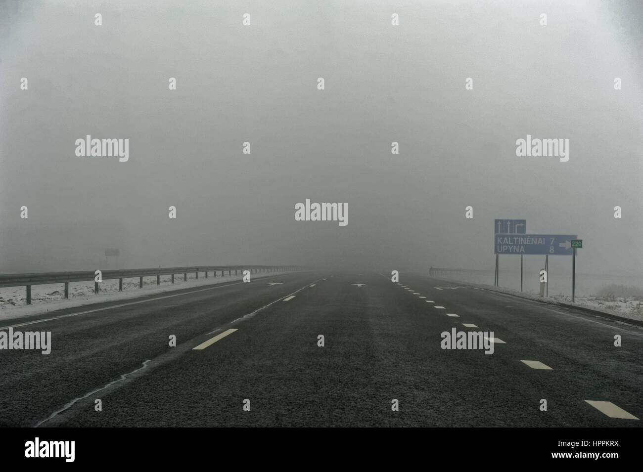 A1 Highway;E85;E67,Lithuania.Magistralinis kelias A1 .Lietuva ...