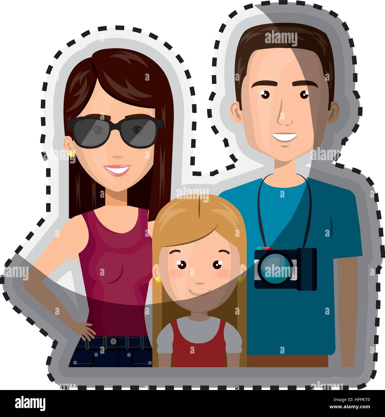 Half body photo Stock Vector Images - Alamy