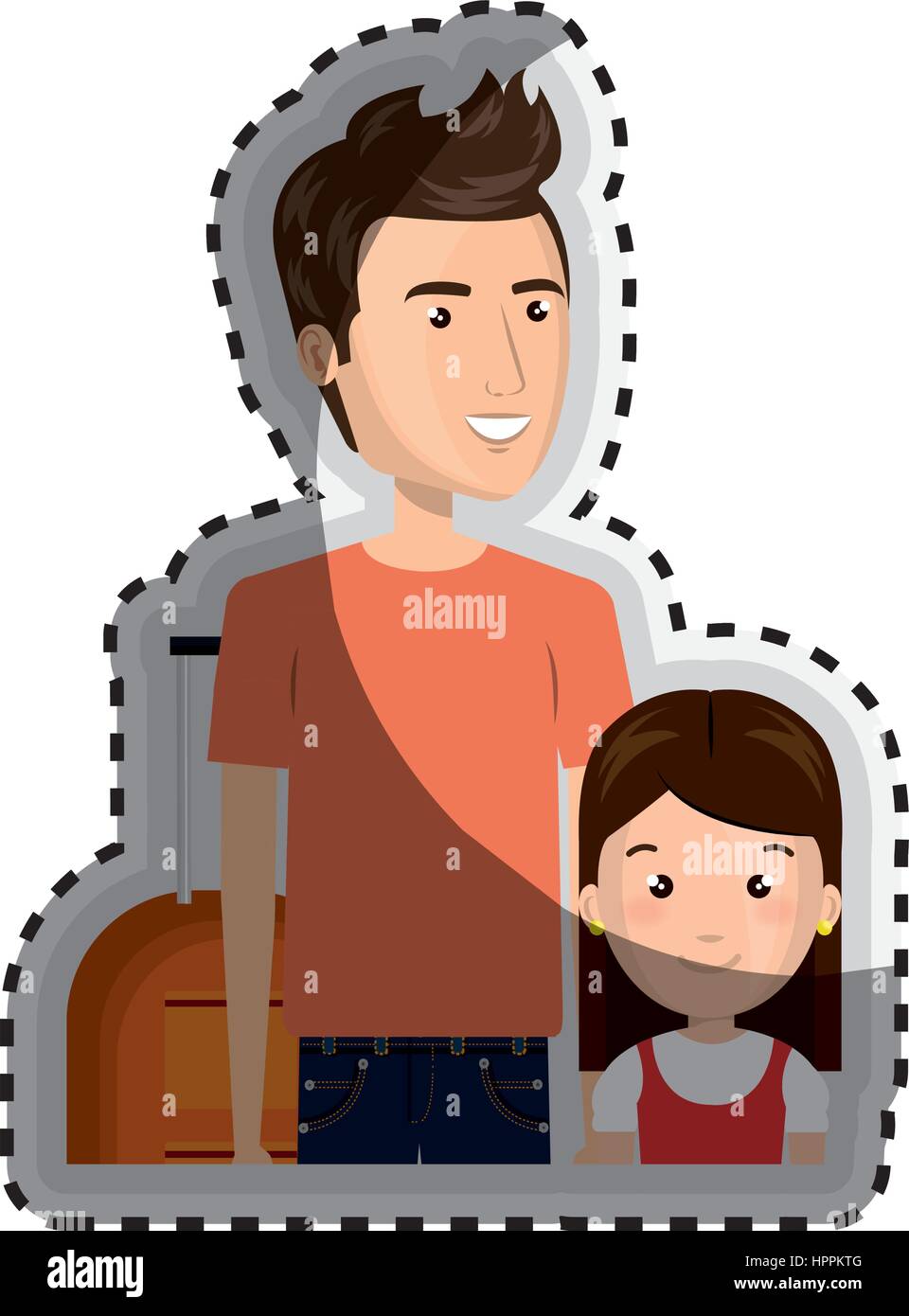 Little girl dress purse Stock Vector Images - Alamy