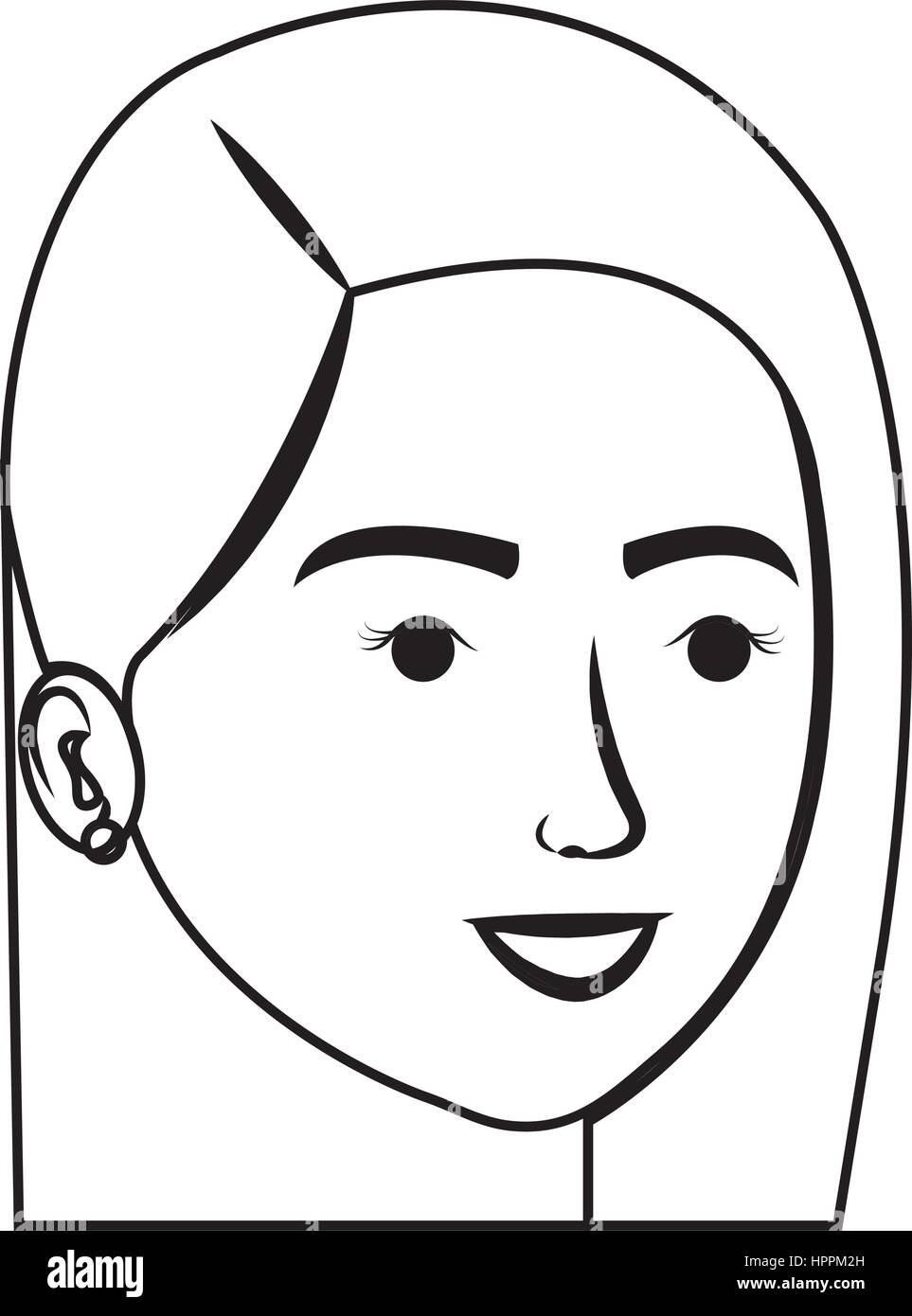 Close up side view woman eyes Stock Vector Images - Alamy