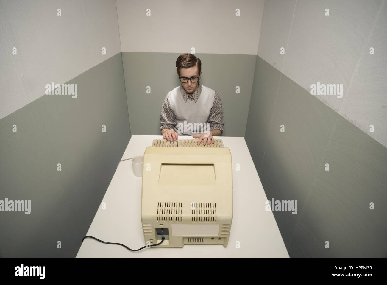 Vintage computer room hi-res stock photography and images - Alamy