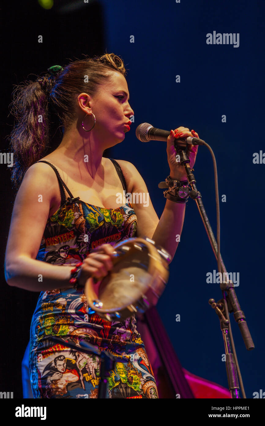 Imelda May, Irish rockabilly singer at Byron Bay Bluesfest, New South ...