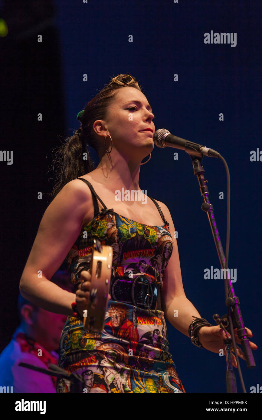 Imelda May, Irish rockabilly singer at Byron Bay Bluesfest, New South ...