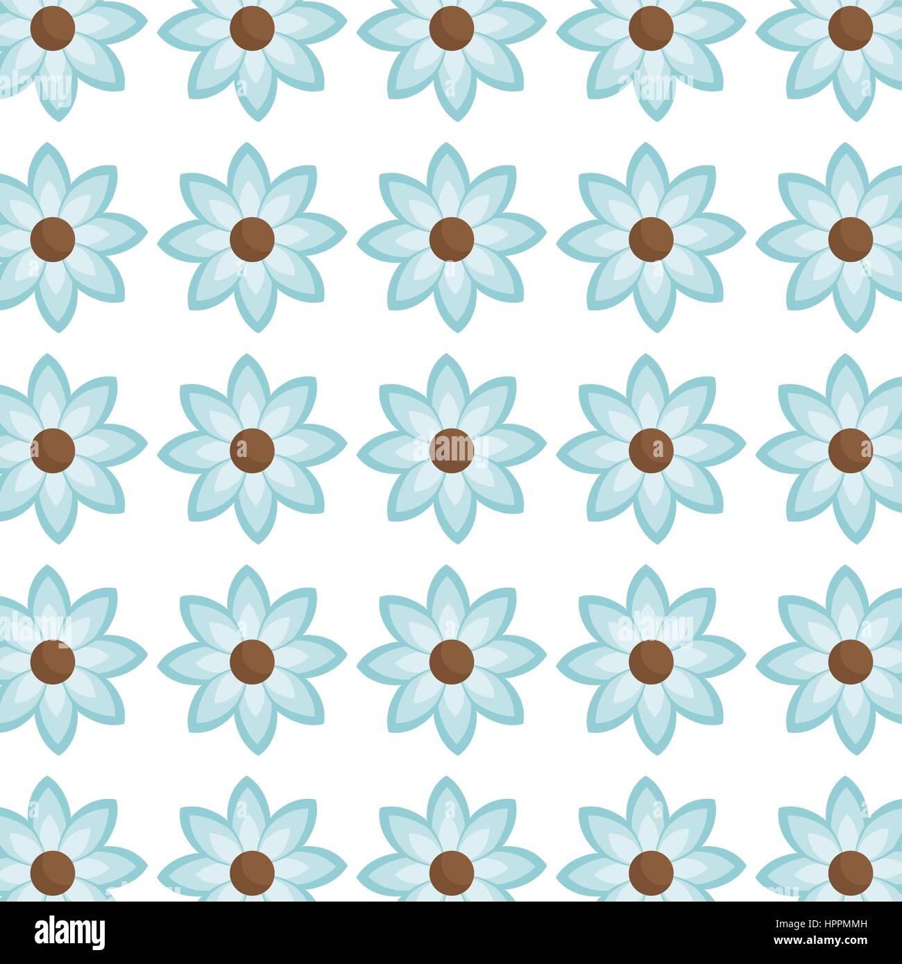 blue flowers pattern floral design Stock Vector Image & Art - Alamy