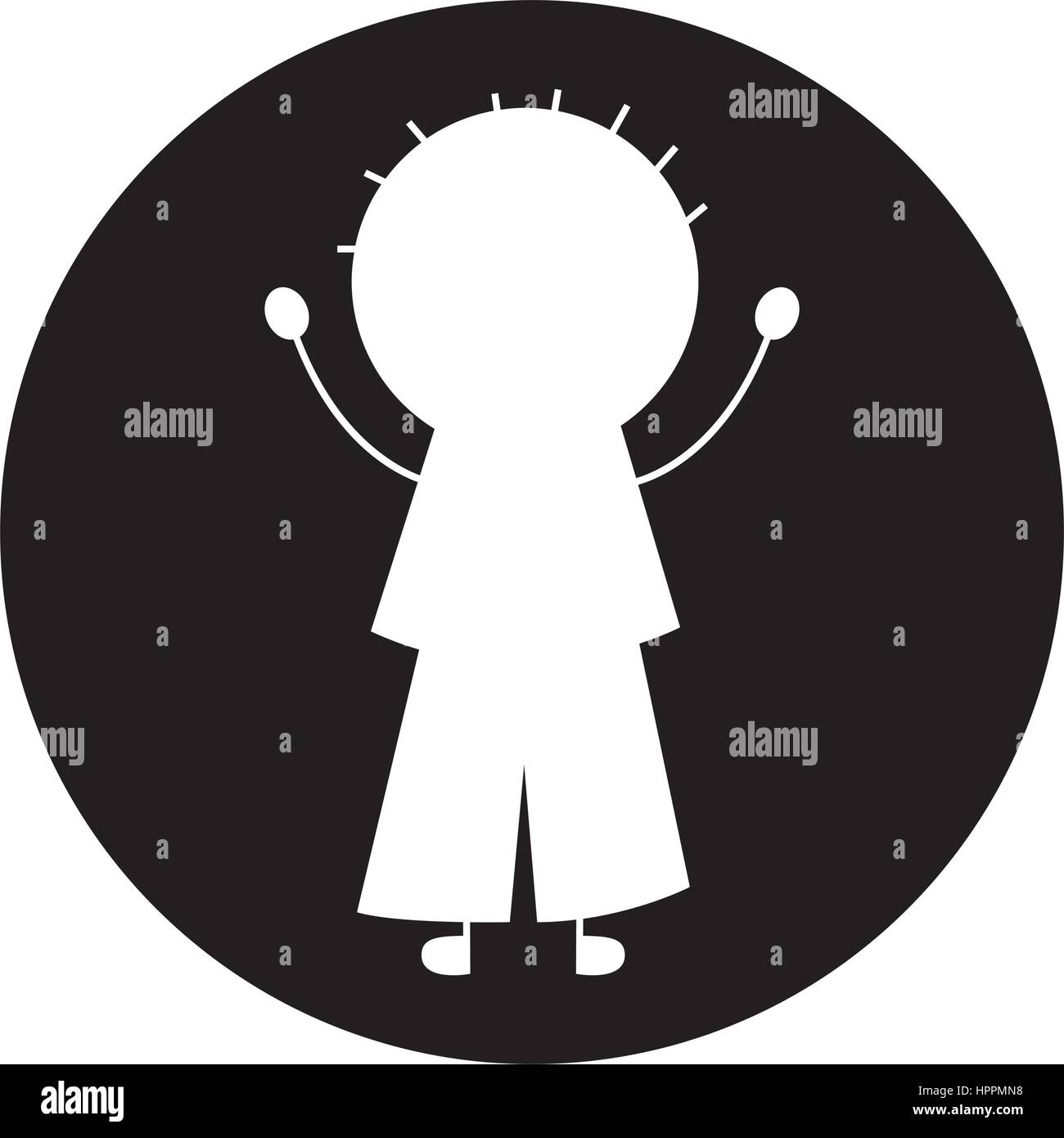 little boy drawing isolated icon Stock Vector Image & Art - Alamy