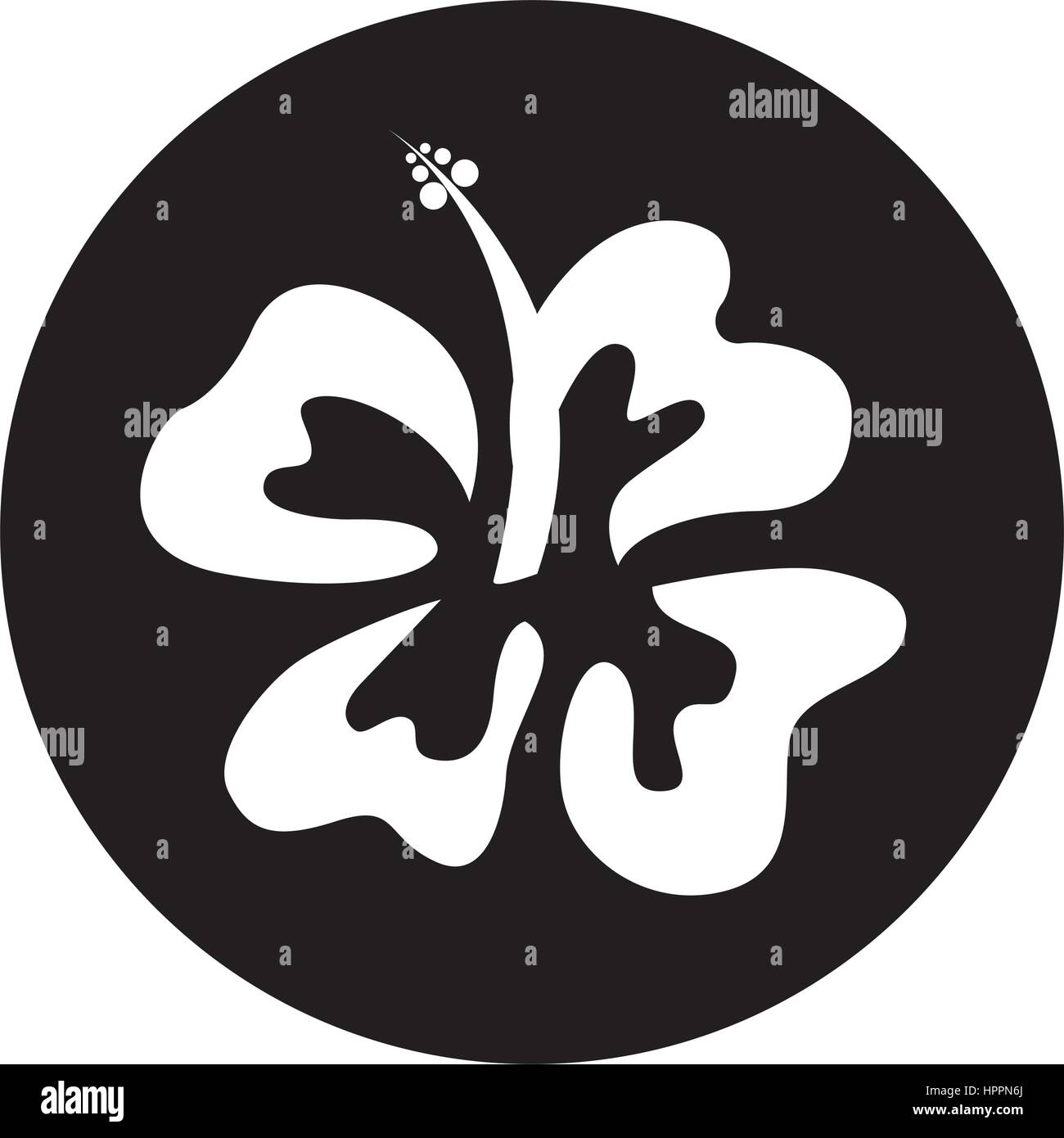 hawaii cute flower icon Stock Vector Image & Art - Alamy