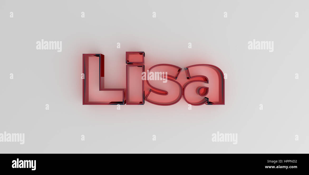 Lisa typography hi-res stock photography and images - Alamy