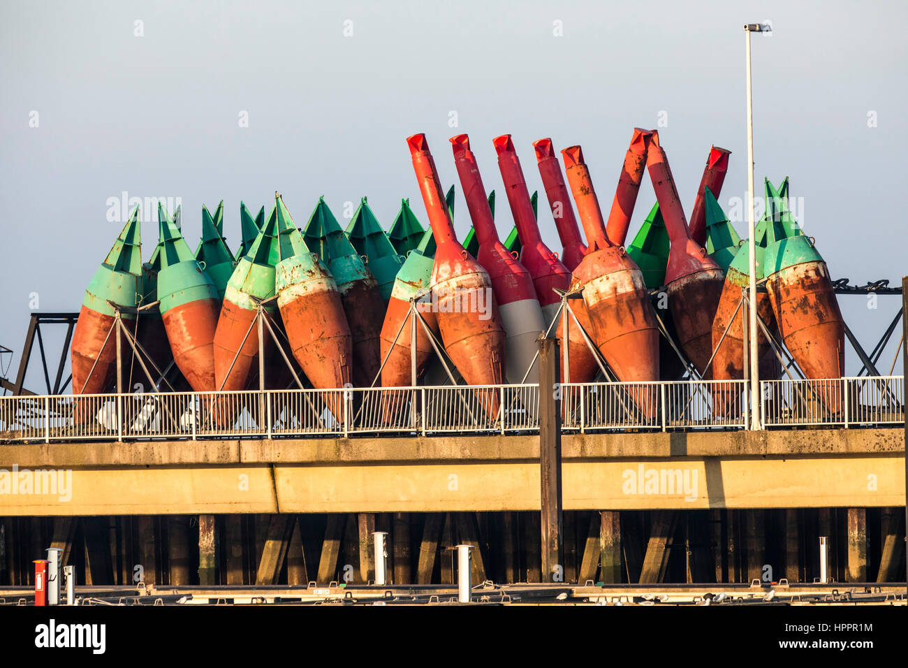 Sea marker, buoy age, navigation marks, buoys, maintenance area of the ...