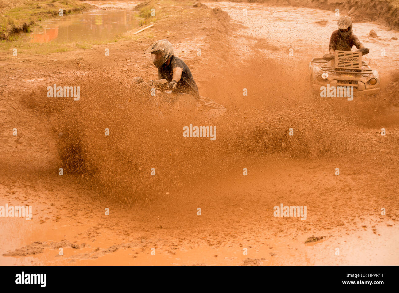 Mud Races - ATV Stock Photo - Alamy