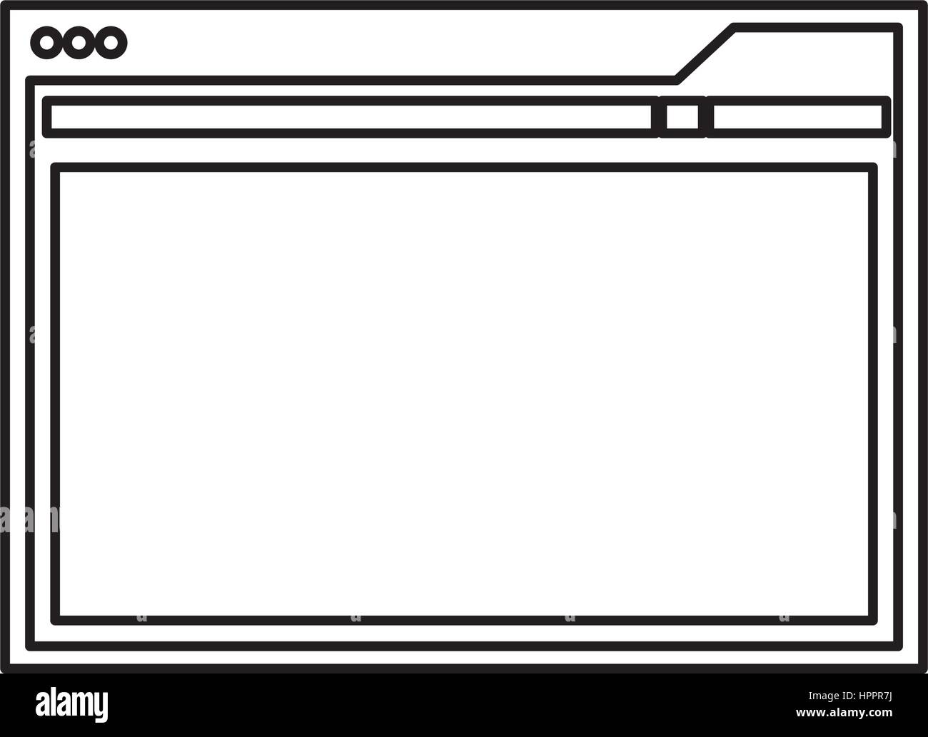 Website internet page Stock Vector Image & Art - Alamy