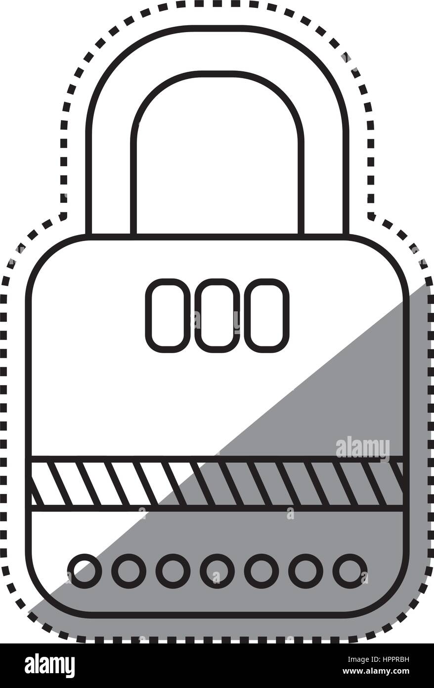 Padlock security symbol Stock Vector Image & Art - Alamy