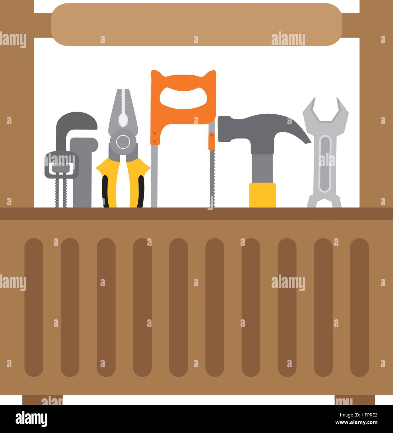 Tools kit box Stock Vector Image & Art - Alamy