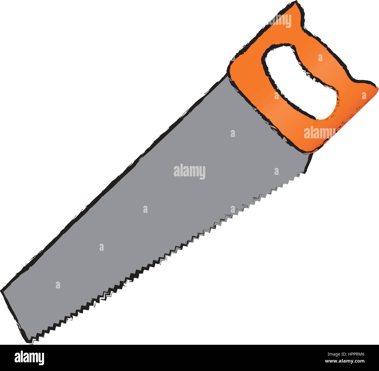 Hacksaw construction tool Stock Vector Image & Art - Alamy