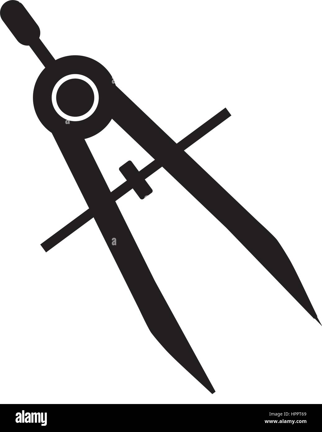 Compass geometric utensil Stock Vector Image & Art - Alamy