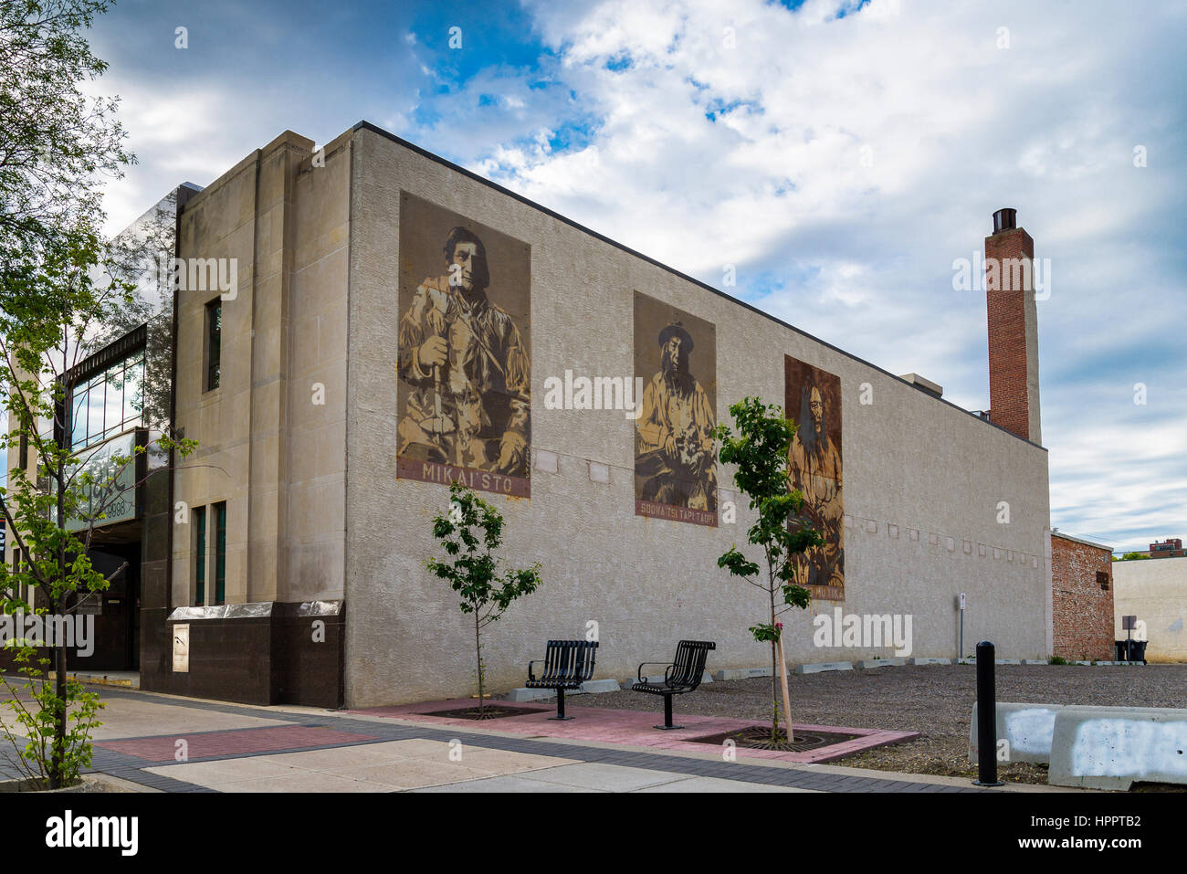 Mural of first nations chiefs hi-res stock photography and images - Alamy