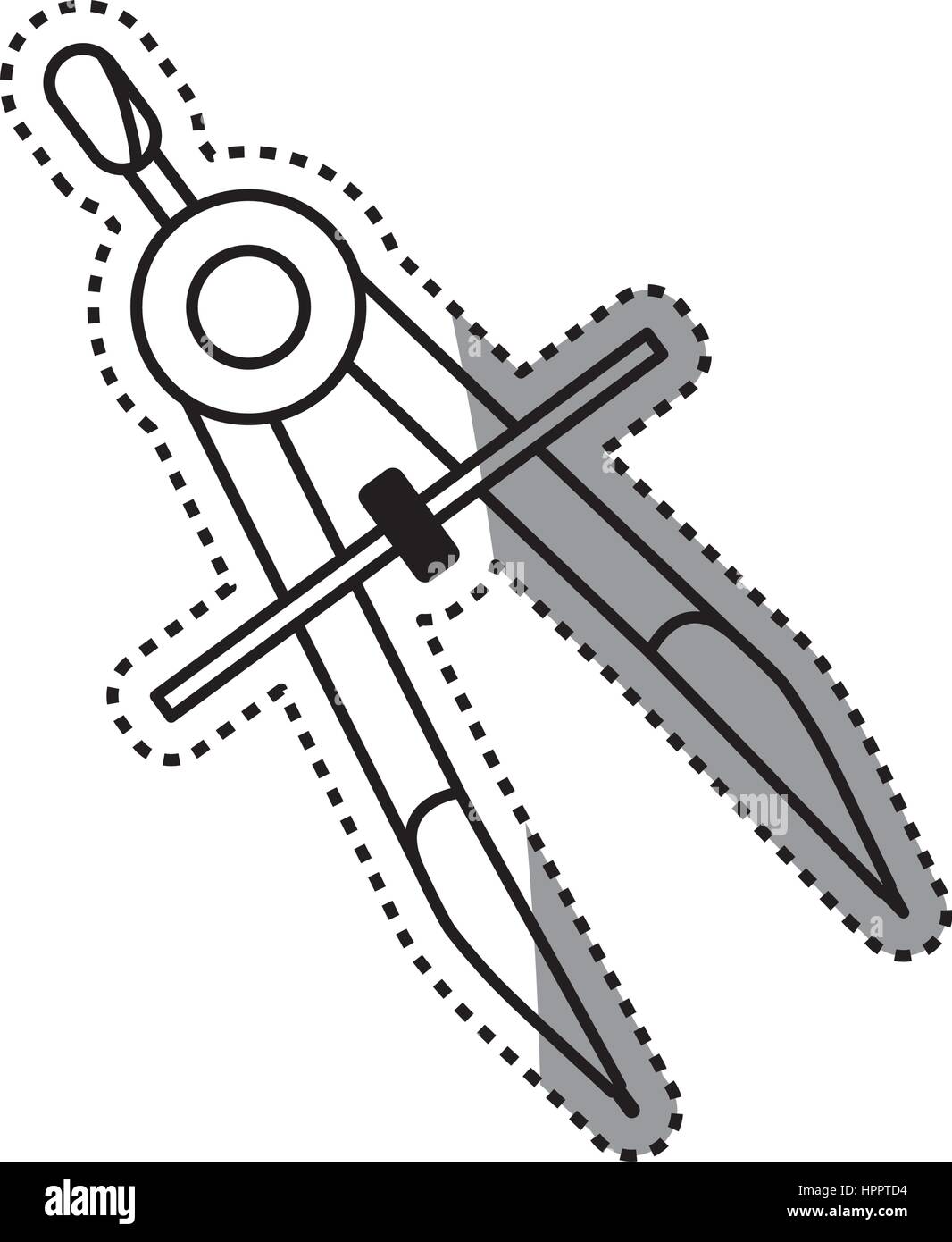 Cut Circle Compass High Resolution Stock Photography and Images - Alamy