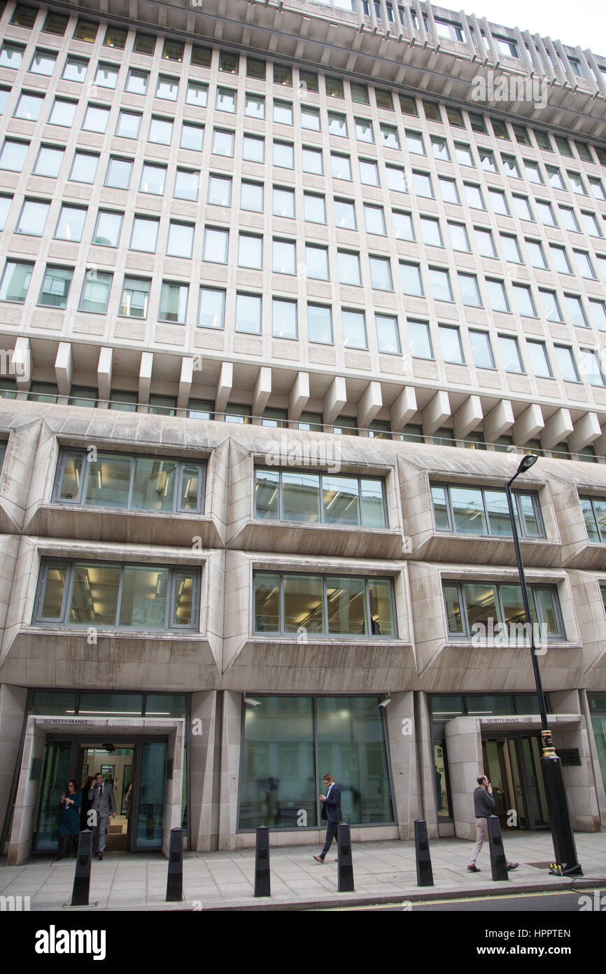 Exterior of Ministry of Justice (MoJ Stock Photo - Alamy