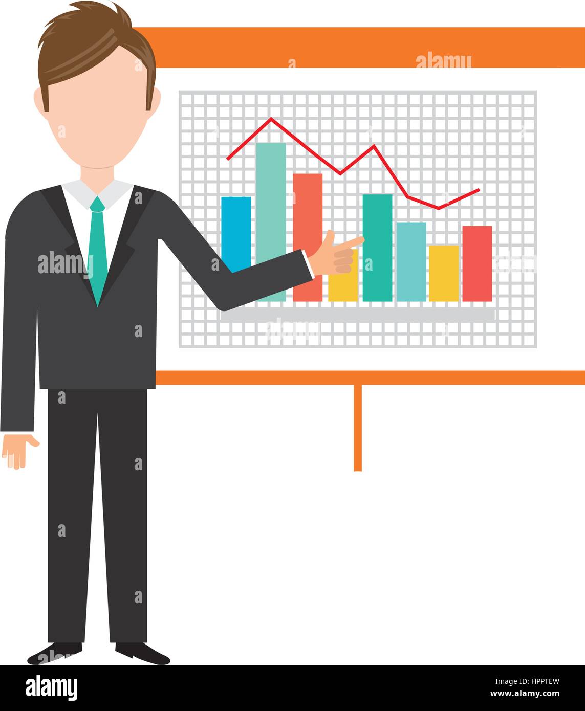 statistic graph report Stock Vector Image & Art - Alamy
