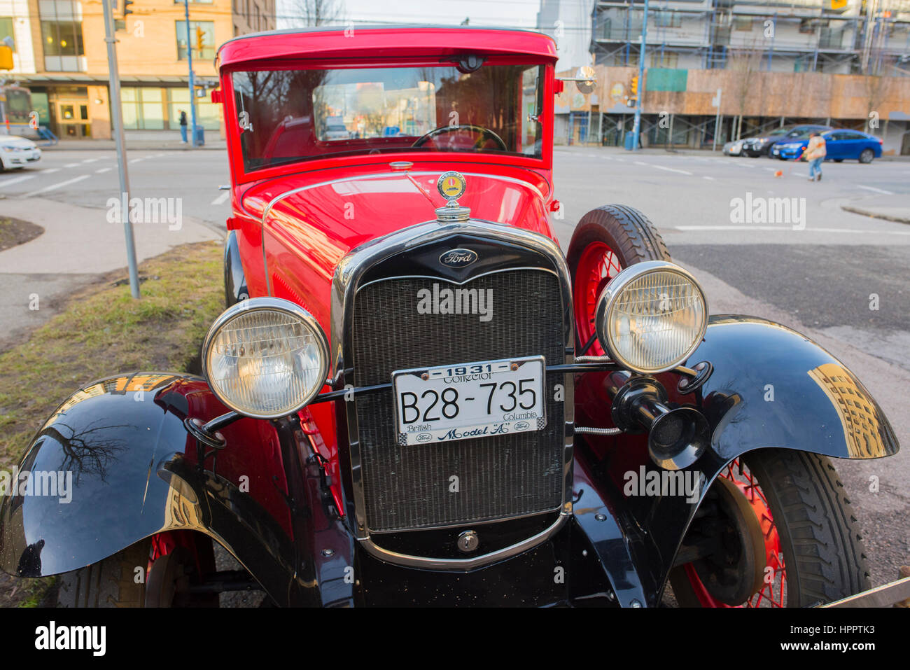 Restored red 1931 Model A Ford Automobile Stock Photo - Alamy