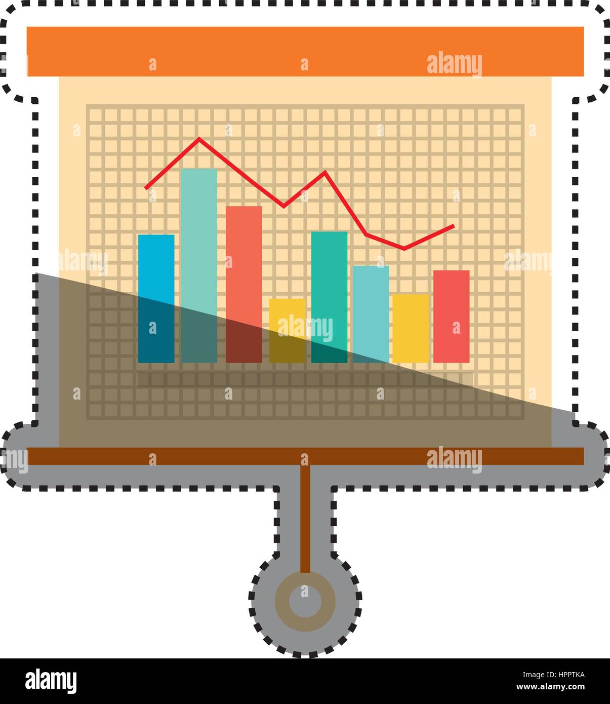statistic graph report Stock Vector Image & Art - Alamy