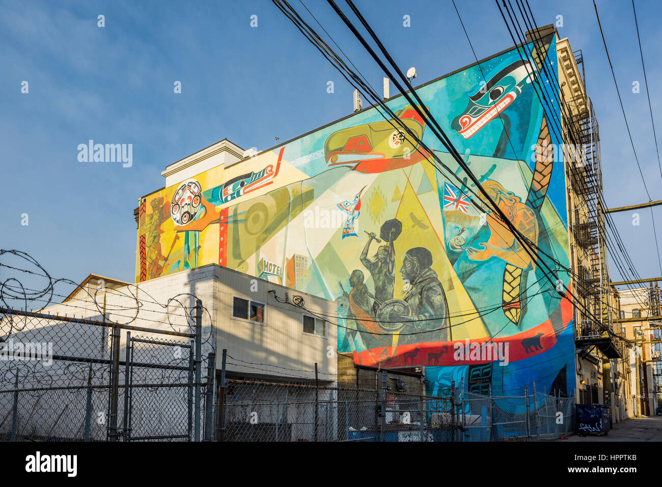 First nations mural hi-res stock photography and images - Alamy