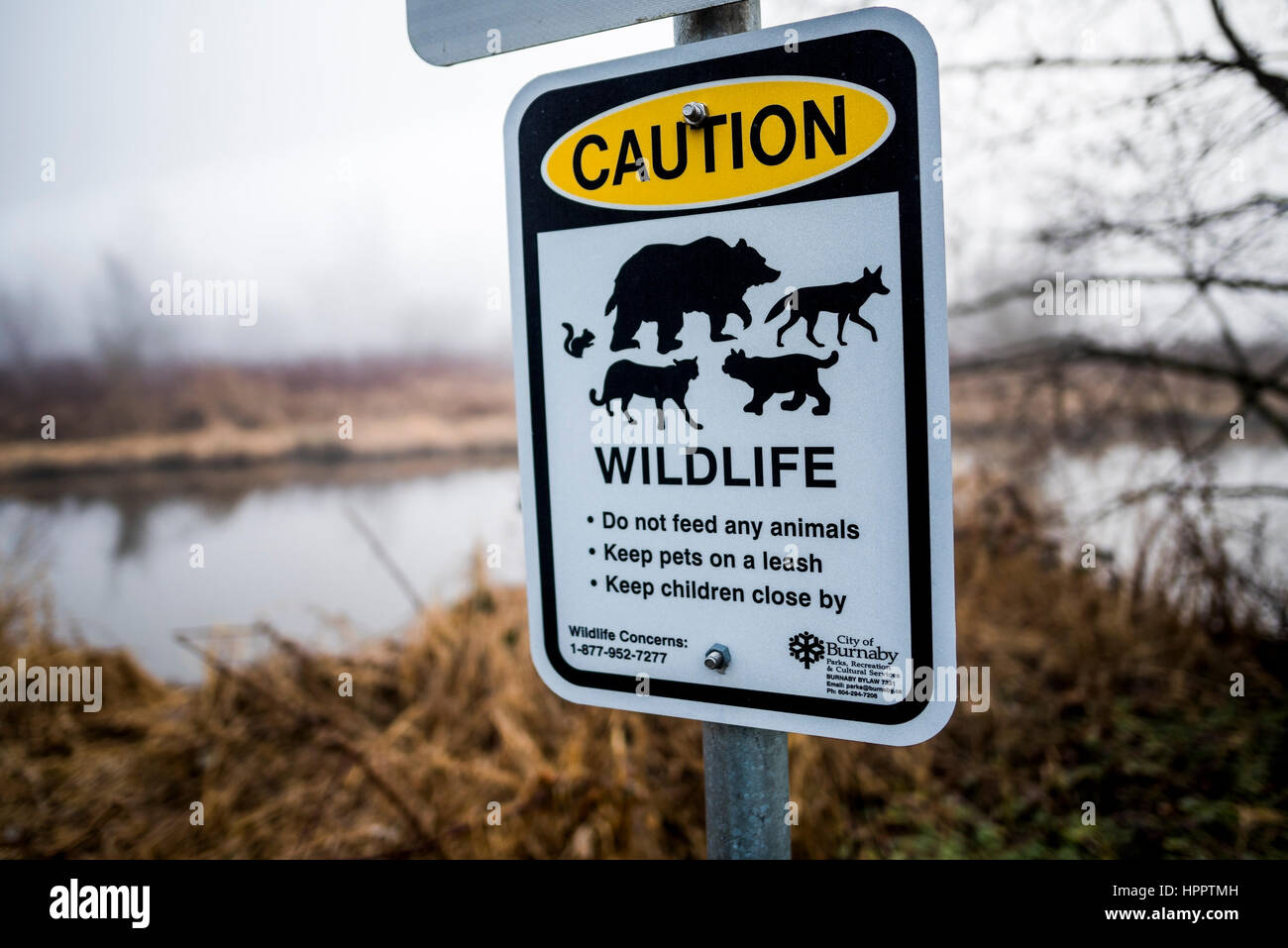 Wildlife Caution Sign High Resolution Stock Photography and Images - Alamy