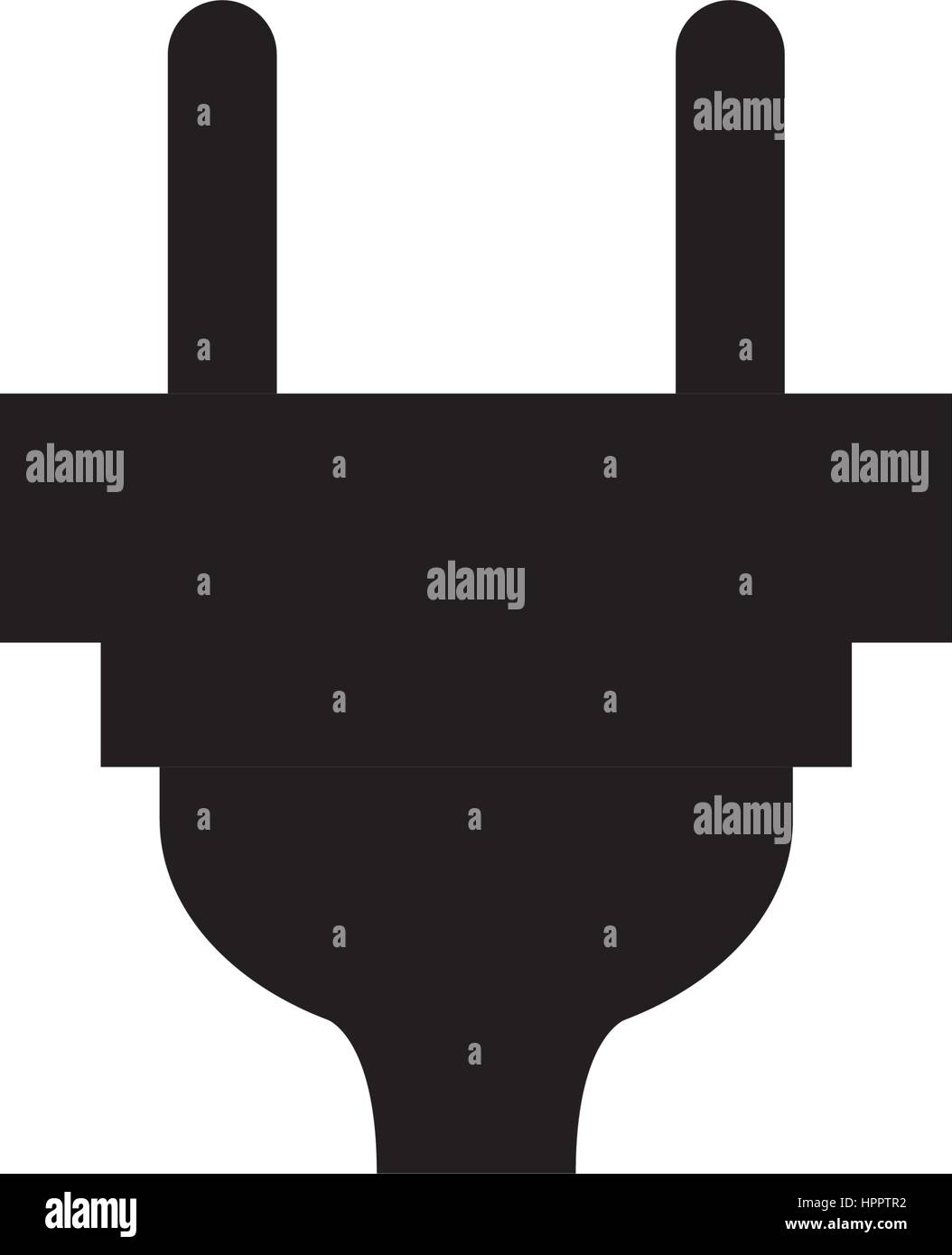 Electric plug symbol Stock Vector Image & Art - Alamy