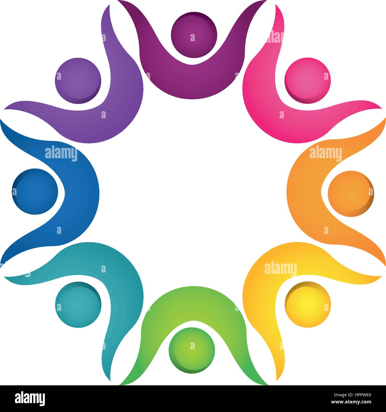Abstract people symbol Stock Vector Image & Art - Alamy