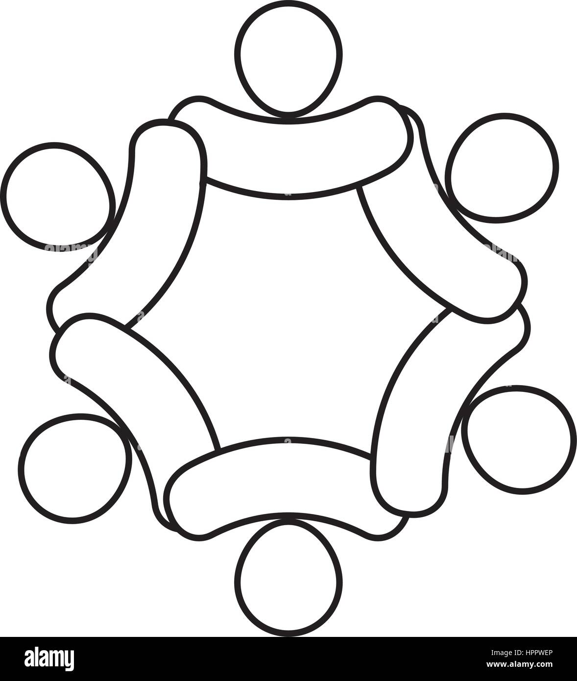 Abstract people symbol Stock Vector Image & Art - Alamy