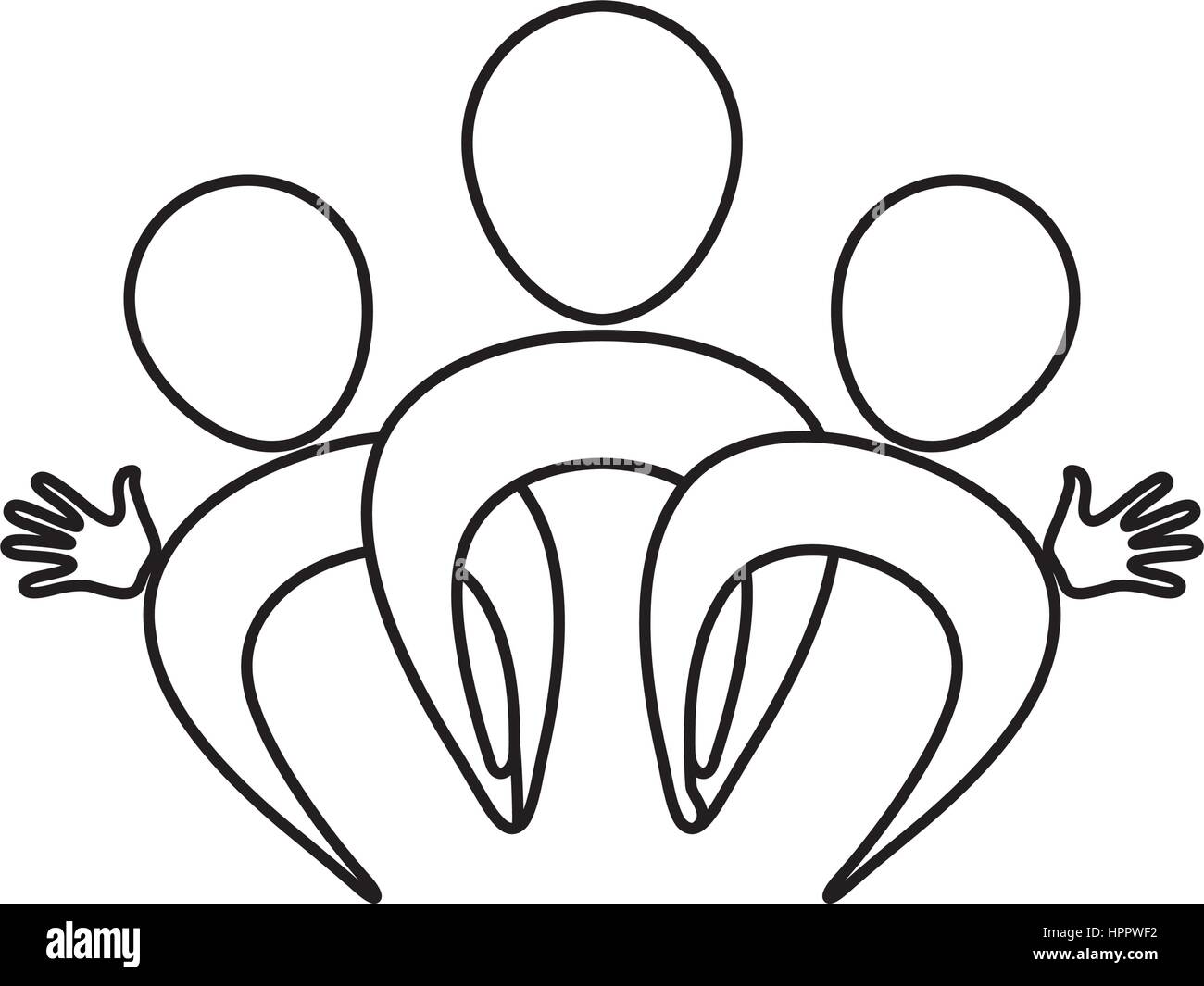 Abstract people symbol Stock Vector Image & Art - Alamy