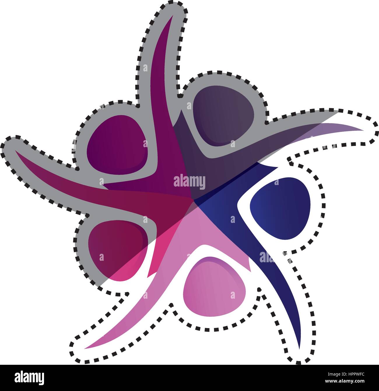 Abstract people symbol Stock Vector Image & Art - Alamy