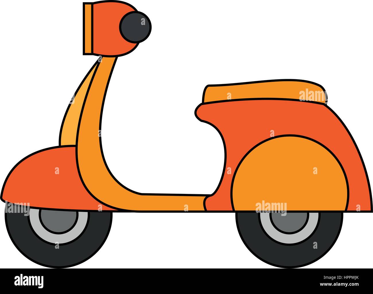 orange scooter icon image Stock Vector Image & Art - Alamy