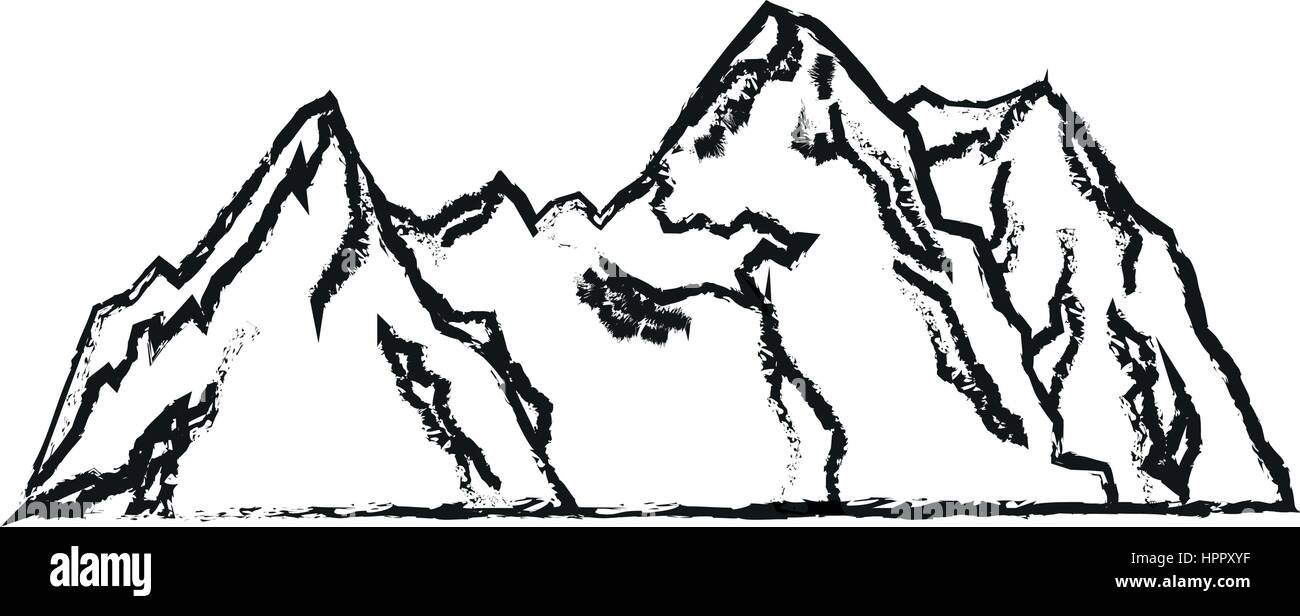 mountain ridge icon image Stock Vector Image & Art - Alamy