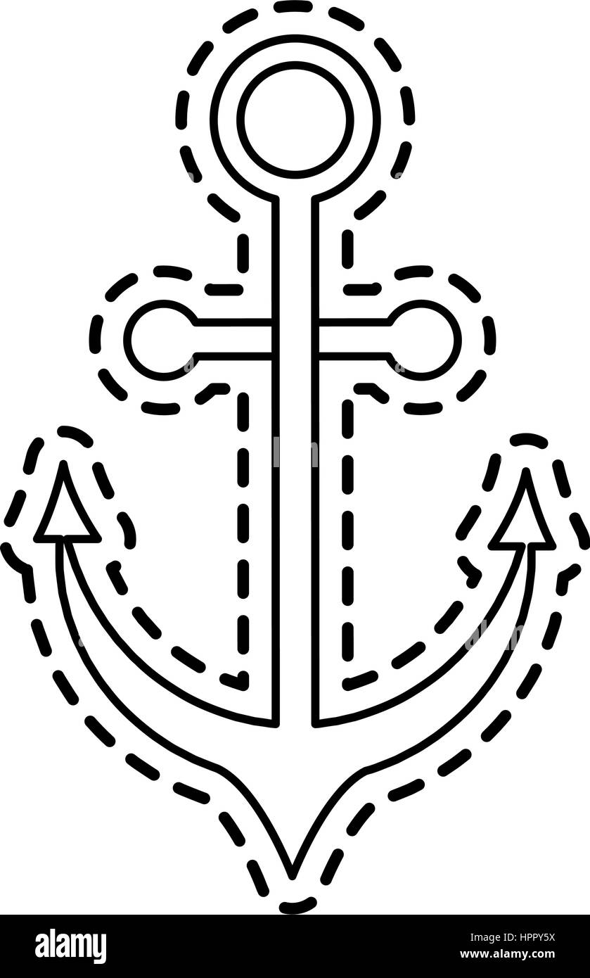 anchor sticker icon image Stock Vector Image & Art - Alamy