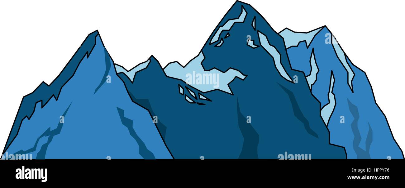 mountain ridge icon image Stock Vector Image & Art - Alamy