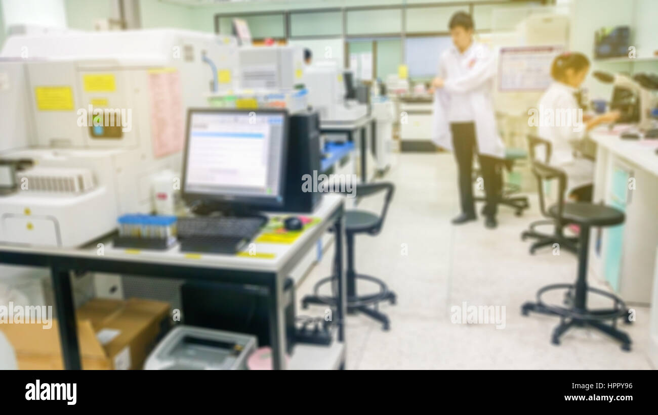 Abstract blur focus lab hi-res stock photography and images - Alamy