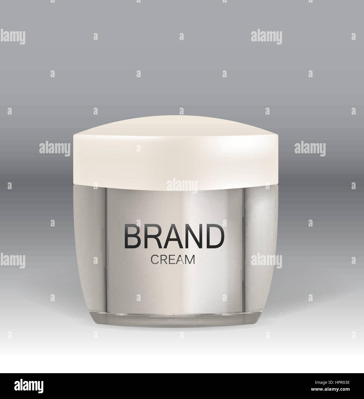 Face Cream Bottle Tube Template for Ads or Magazine Background Stock ...