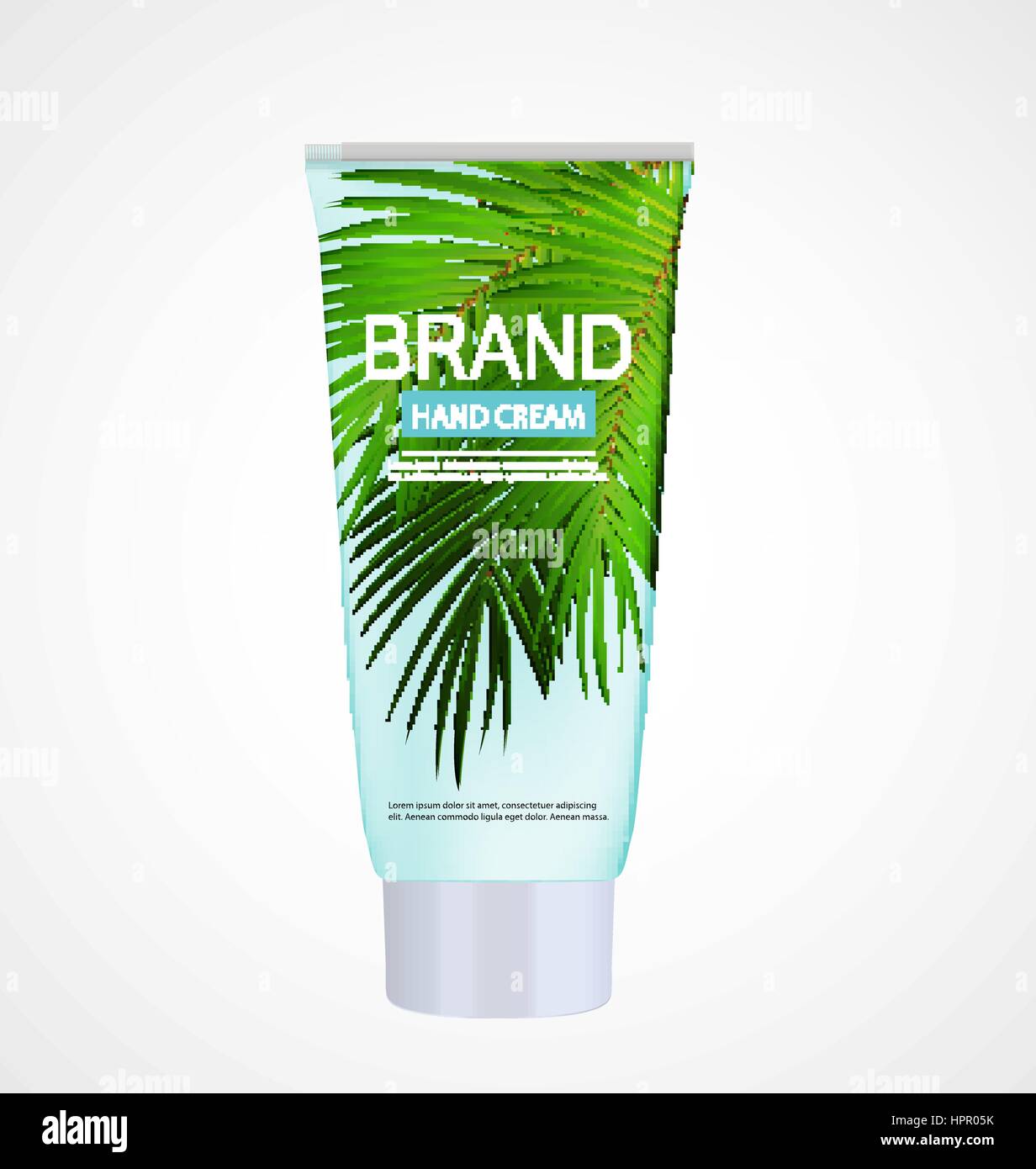 Hand Care Cream Bottle, Tube Template for Ads or Magazine Backgr Stock ...