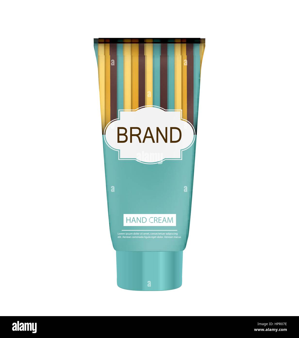 Hand Care Cream Bottle, Tube Template for Ads or Magazine Backgr Stock ...