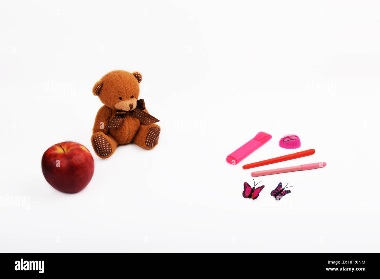 Mock up objects on the white background, front view Stock Photo - Alamy